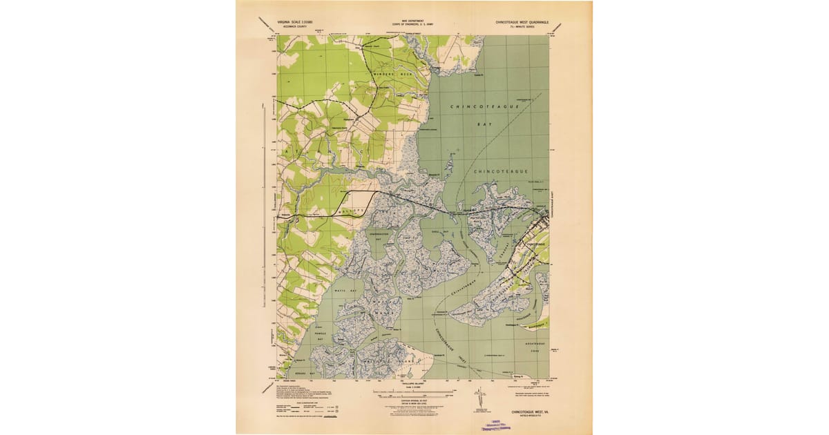 Old Maps of Wallops Island, VA for Genealogy | Pastmaps