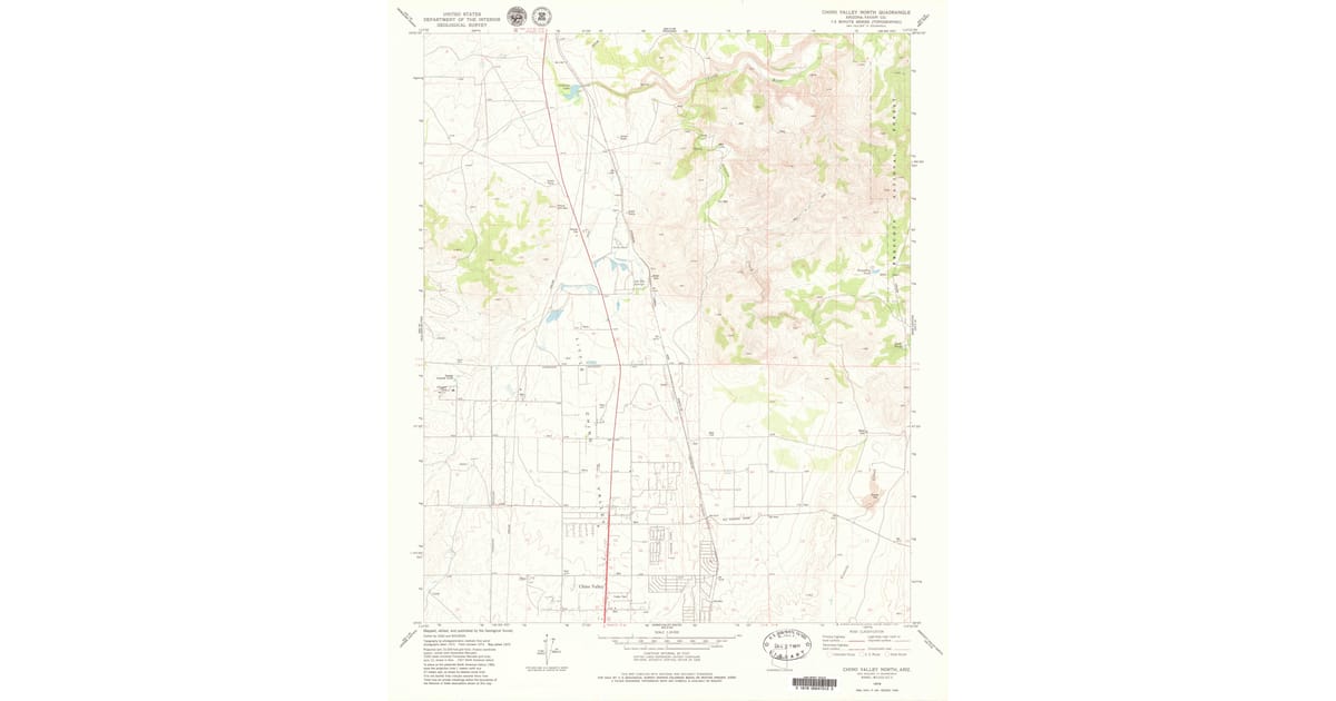 1979 Map of Chino Valley North, Yavapai County, AZ — High-Res | Pastmaps