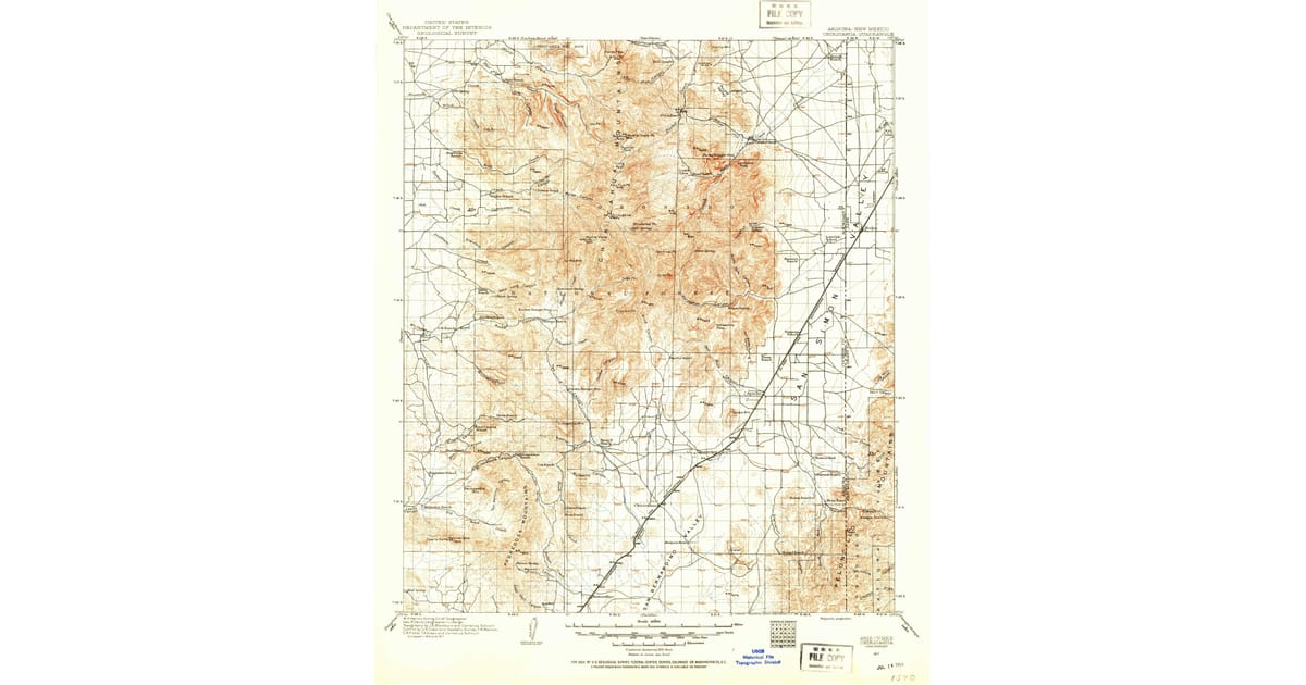 Old Maps of Apache, AZ | Pastmaps