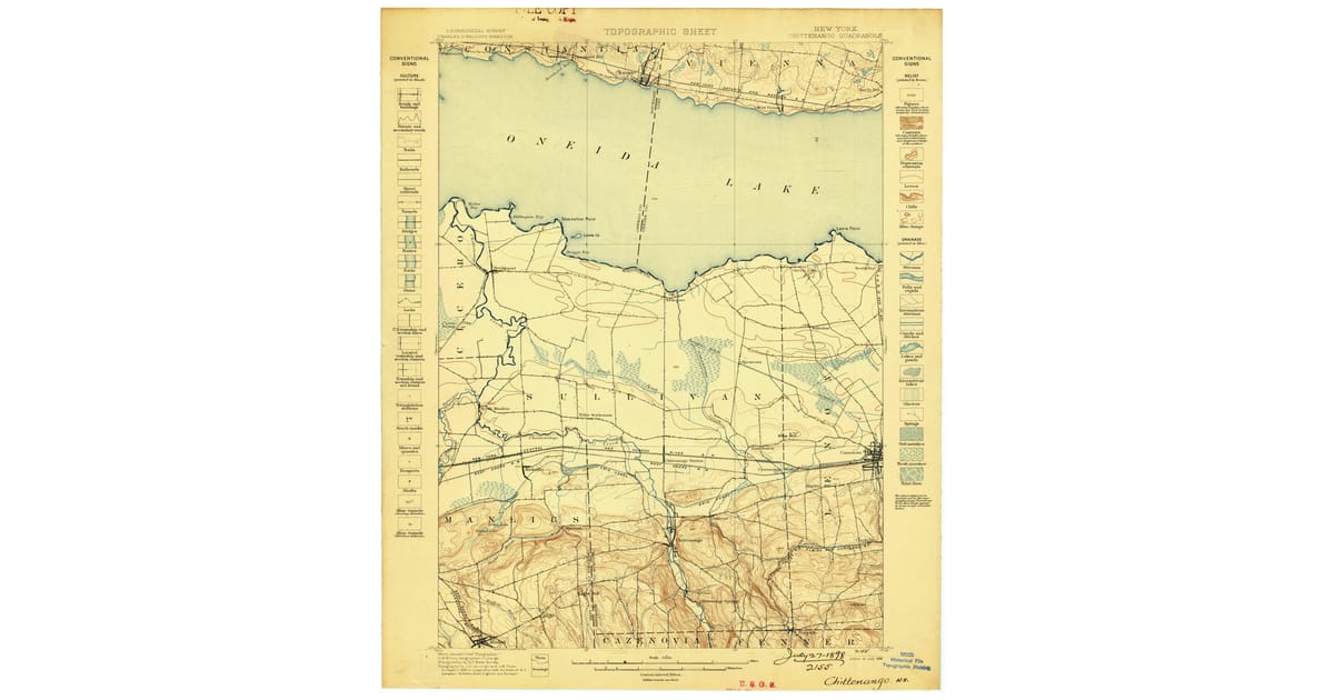 1898 Map of Chittenango, NY — High-Res | Pastmaps