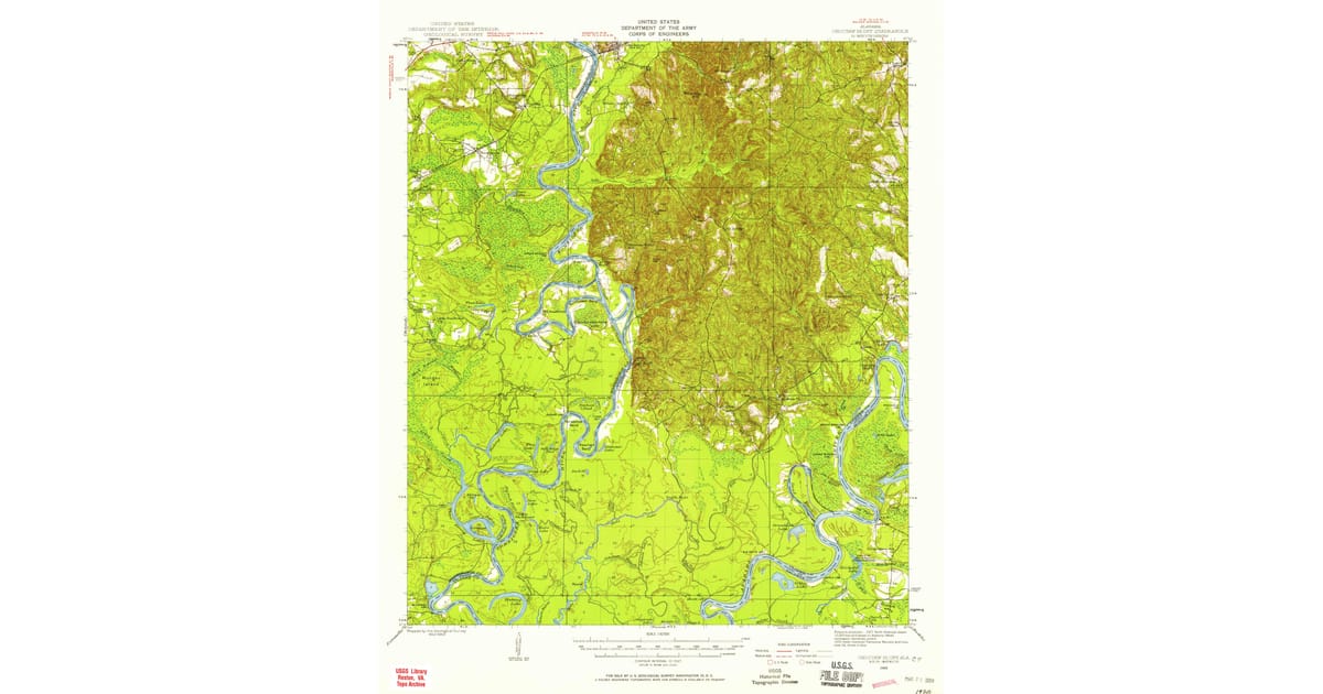 Old Maps of Clarke County, AL for Academic Research | Pastmaps