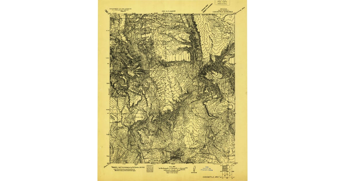 Old Maps of Aztec Lodge, AZ | Pastmaps
