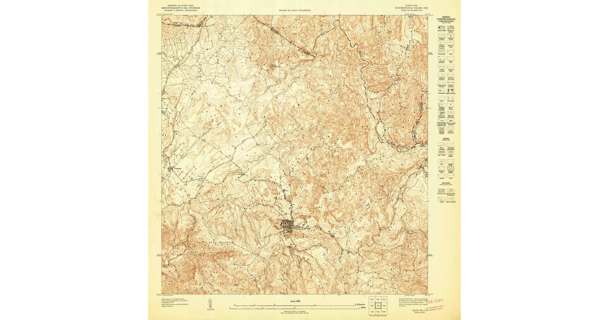 Old Maps of Las Cumbres, Morovis | Pastmaps