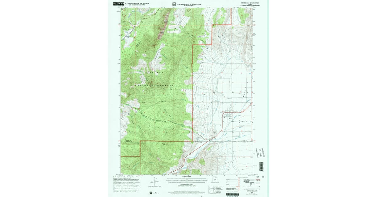2000-2009 Maps of Circleville, UT | Pastmaps