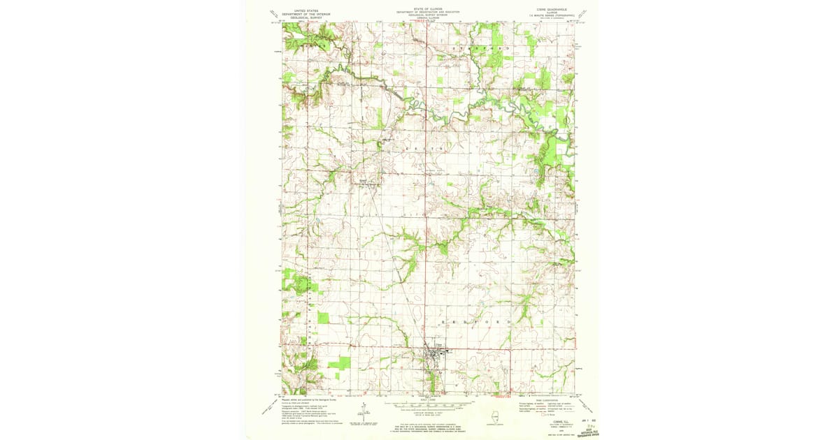 1970 Map of Cisne, IL — High-Res | Pastmaps