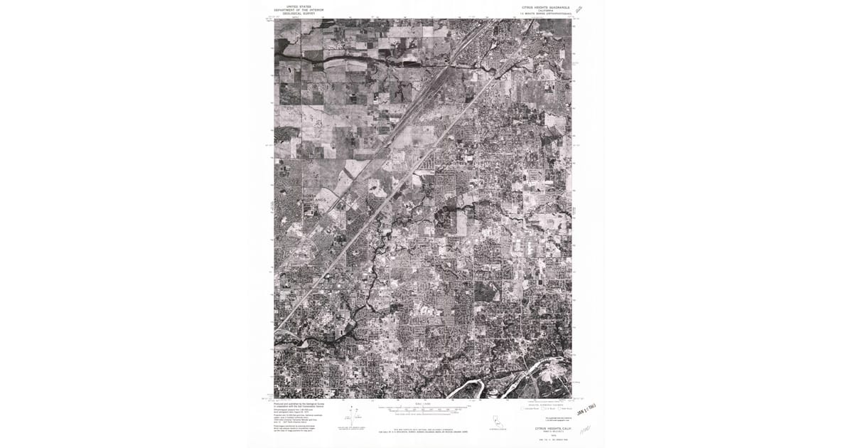 1970s Maps of Sacramento County, CA | Pastmaps