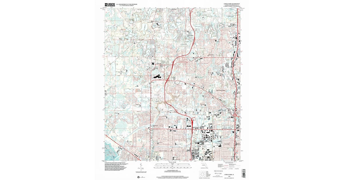 1990s Maps of Mecca City, FL | Pastmaps