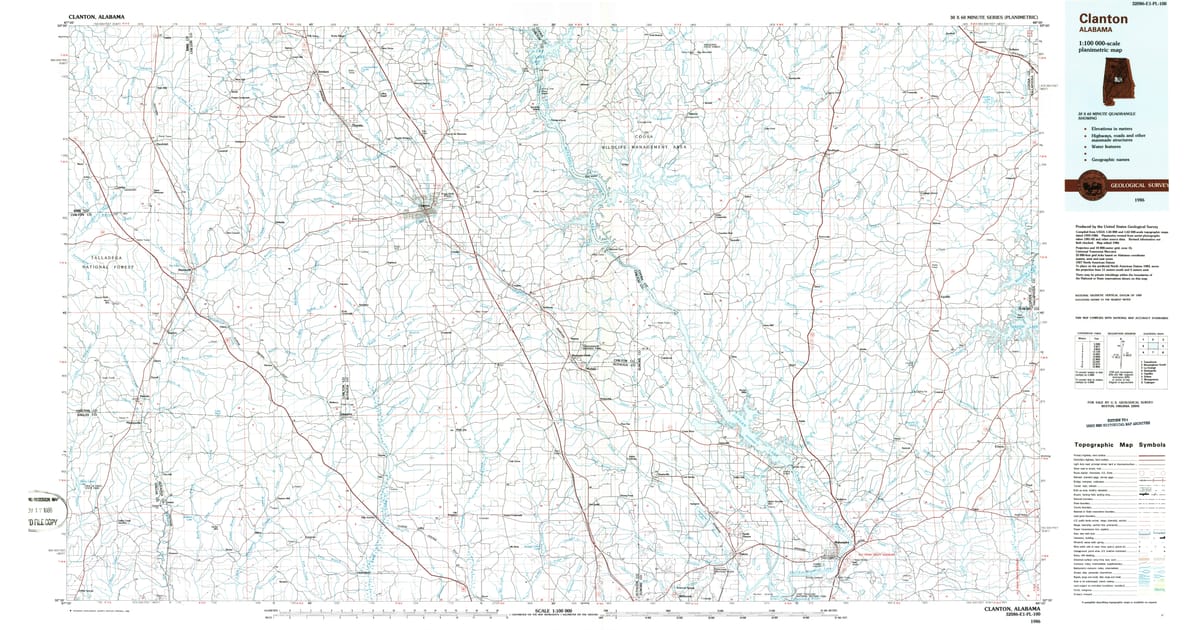 1980s Maps of Greer, AL | Pastmaps