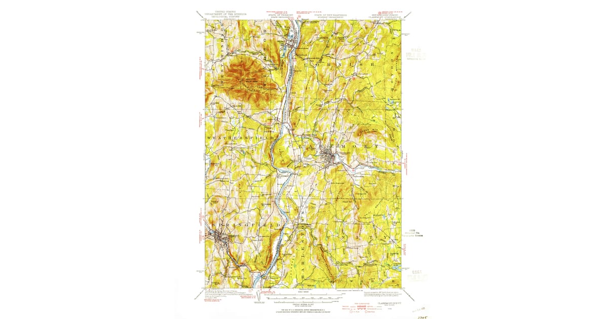 Old Maps of Springfield, VT | Pastmaps