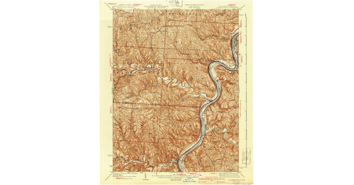 1940s Maps of Monroe County, OH | Pastmaps