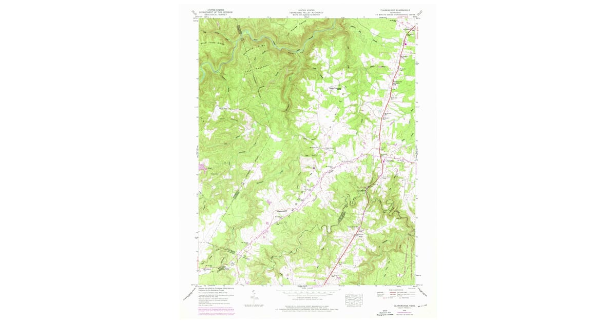 1940s Maps of Fentress County, TN | Pastmaps