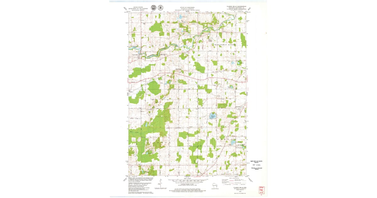1970s Maps of Newton, WI | Pastmaps