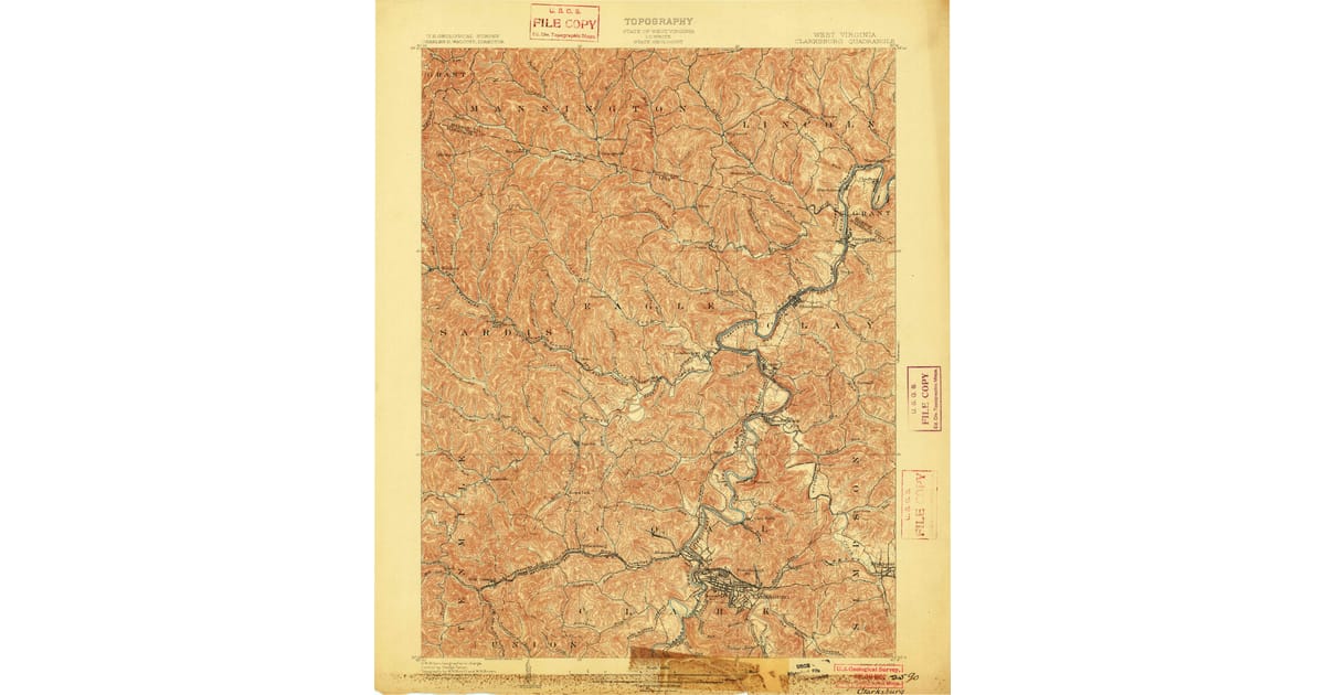 Old Maps of East View, WV for Genealogy | Pastmaps