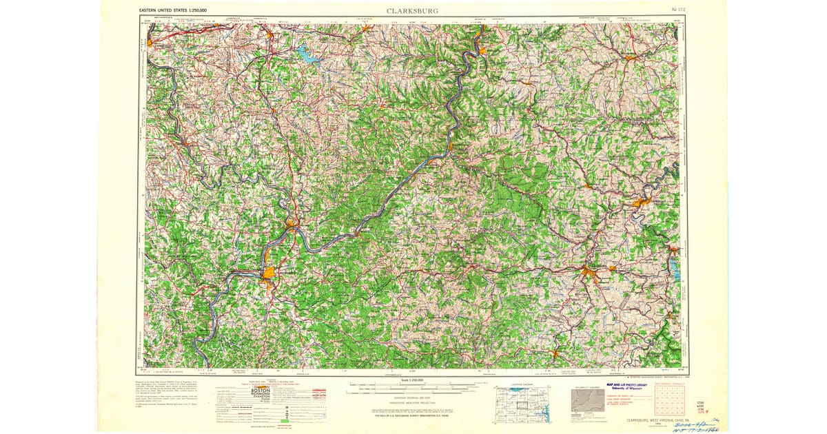 1950s Maps of Lockhaven Trailer Court, New Martinsville | Pastmaps