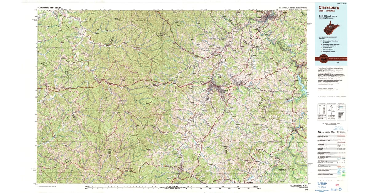 1980s Maps of Lorentz, WV | Pastmaps