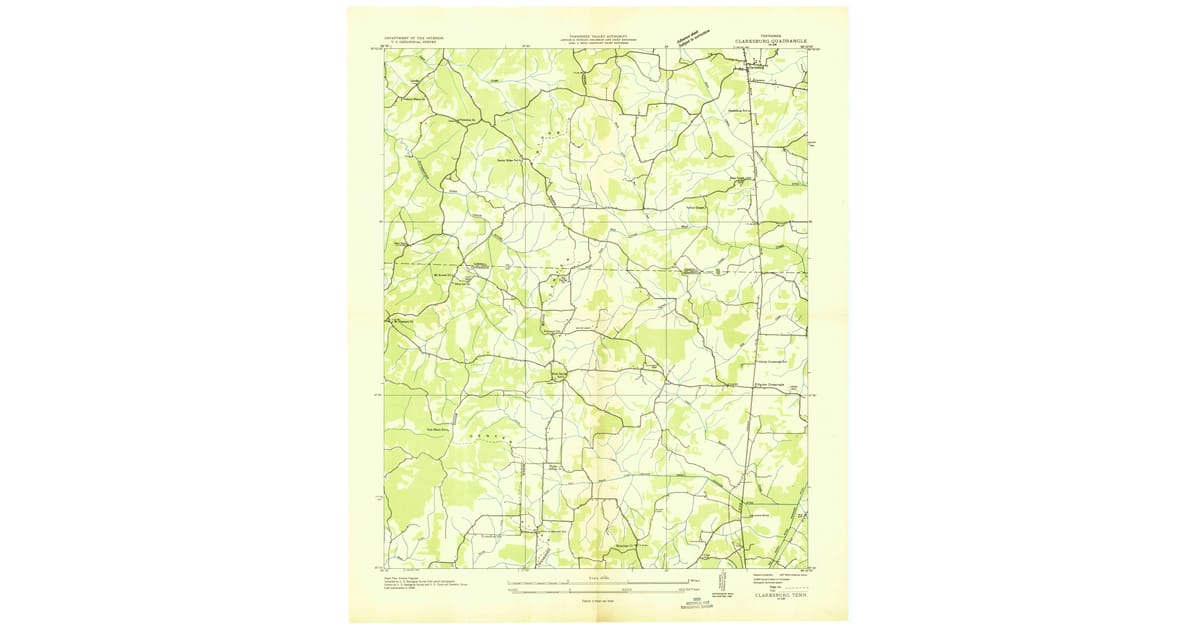 Old Maps of Carroll County, TN | Pastmaps