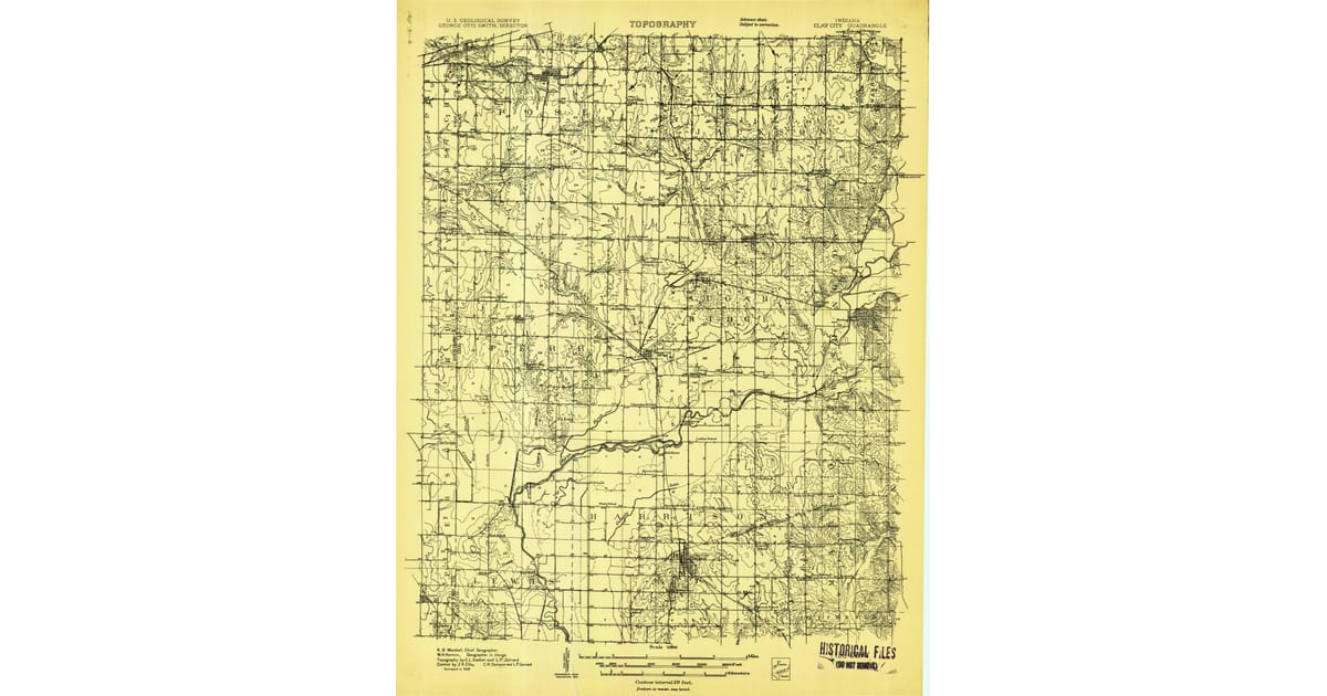Old Maps of Lap Corner, IN for Genealogy | Pastmaps