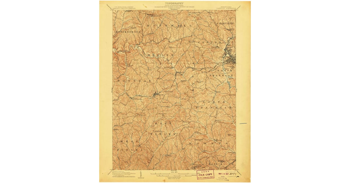 Old Maps of Claysville, PA | Pastmaps