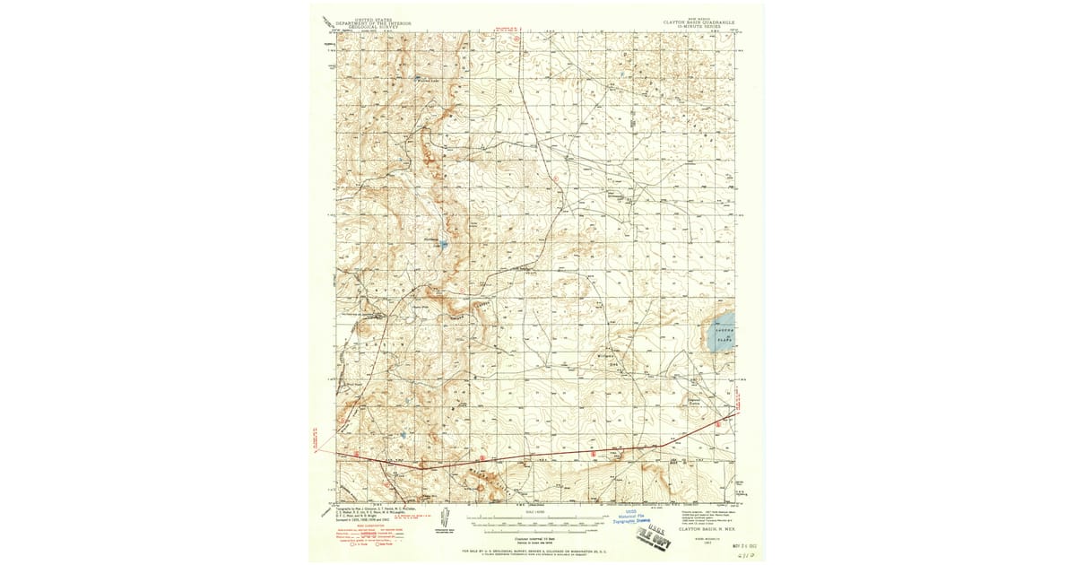 Old Maps of Lea County, NM | Pastmaps