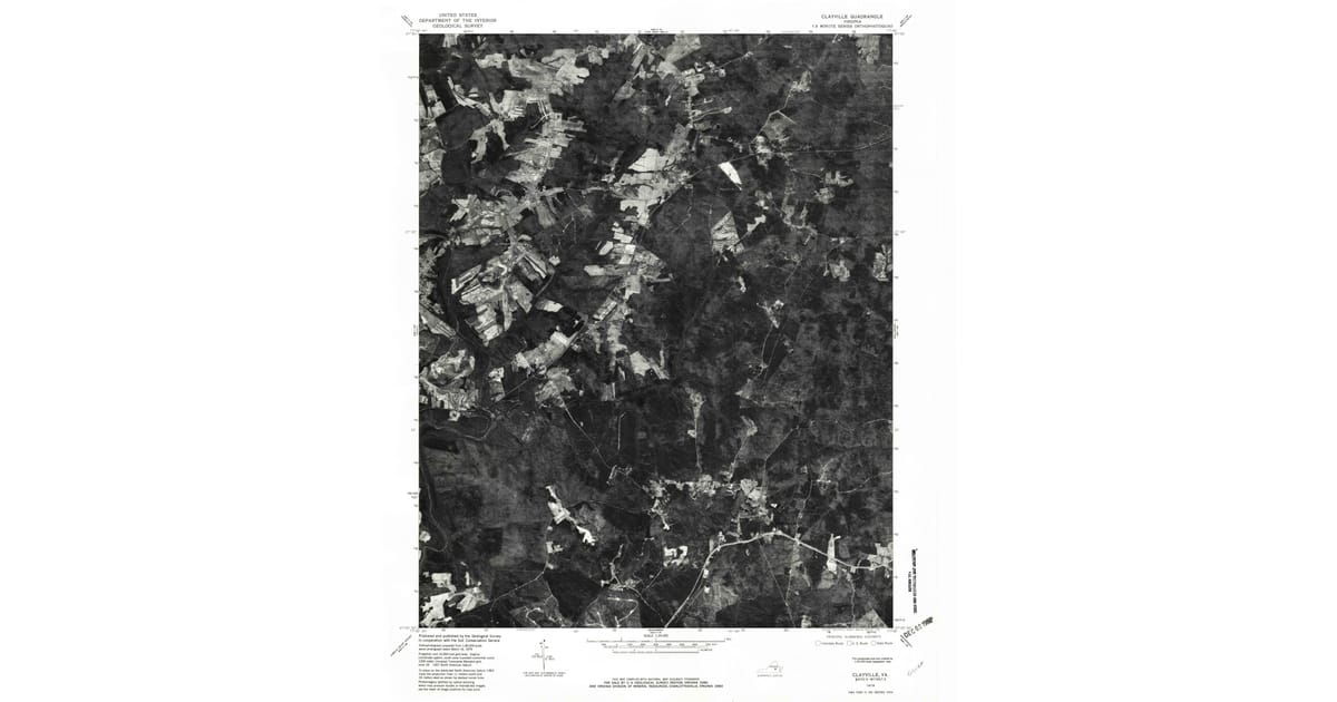 1979 Map of Clayville, Chesterfield County, VA — High-Res | Pastmaps