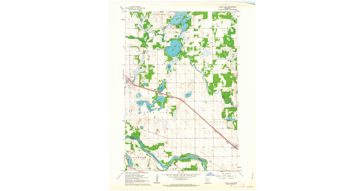 1960s Maps of Becker, MN | Pastmaps