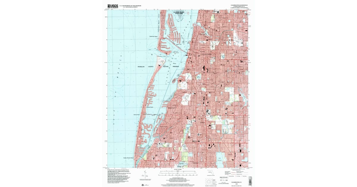 1990s Maps of Largo, FL | Pastmaps