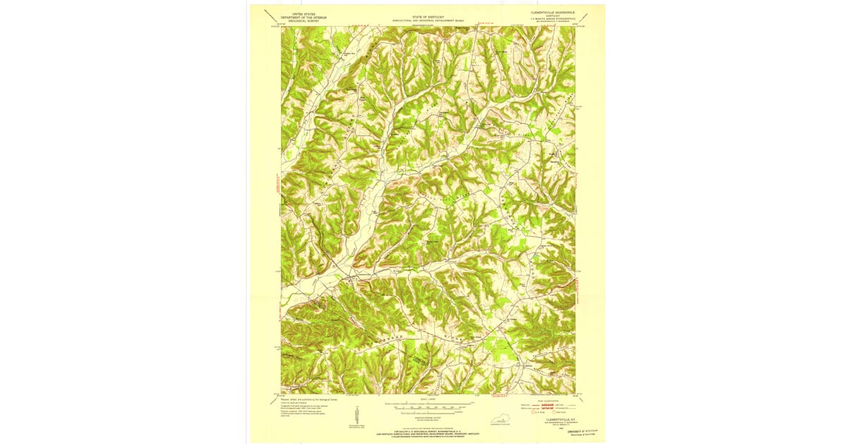 Old Maps of Adair County, KY | Pastmaps