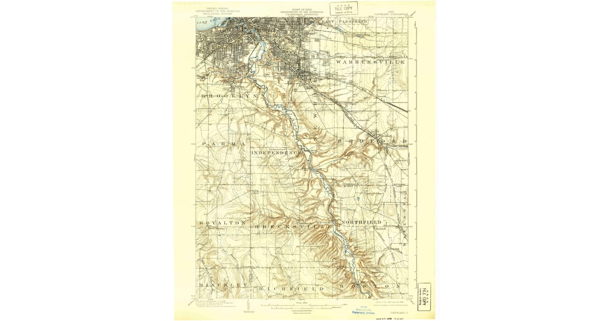 Old Maps of Shaker Square, Cleveland | Pastmaps