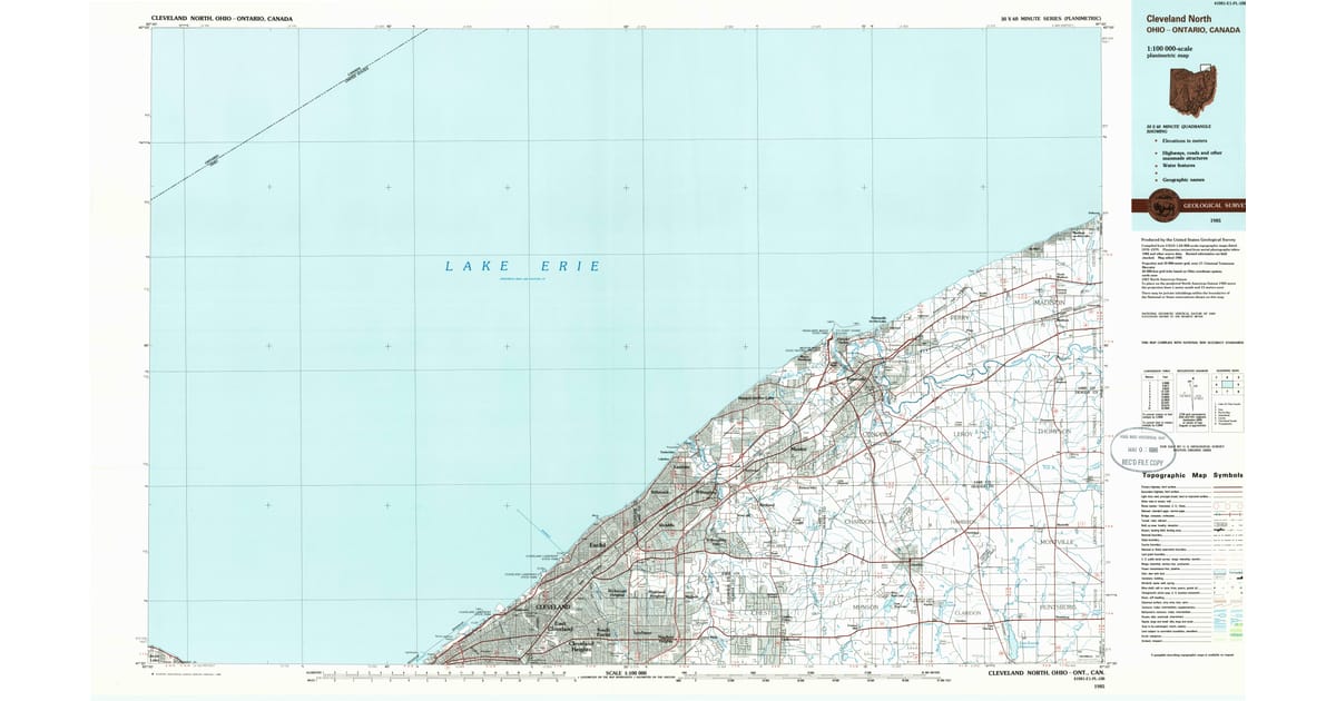1980s Maps of Russell Township, OH | Pastmaps