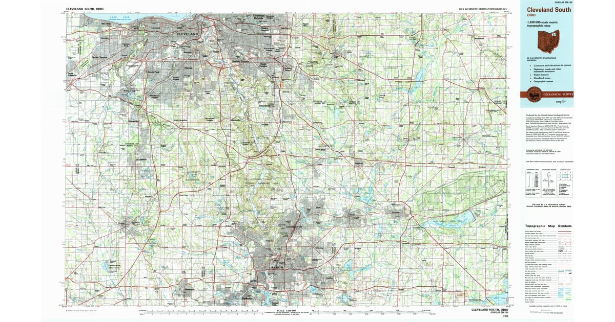 1990s Maps of Windham Township, OH | Pastmaps