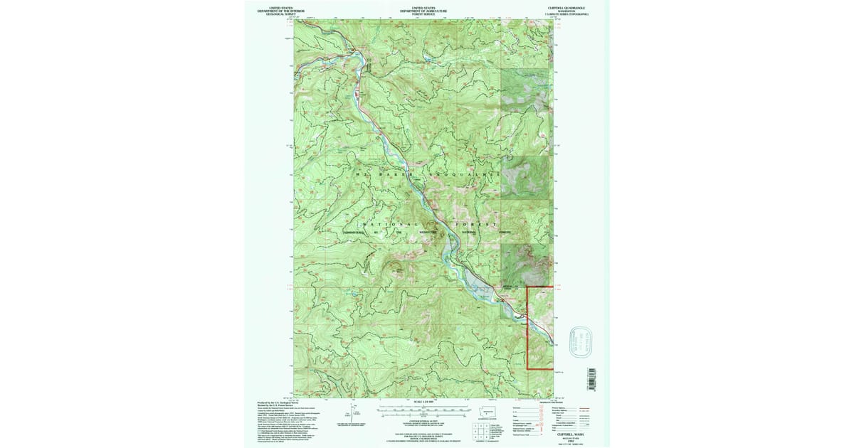 1990s Maps of Yakima County, WA | Pastmaps