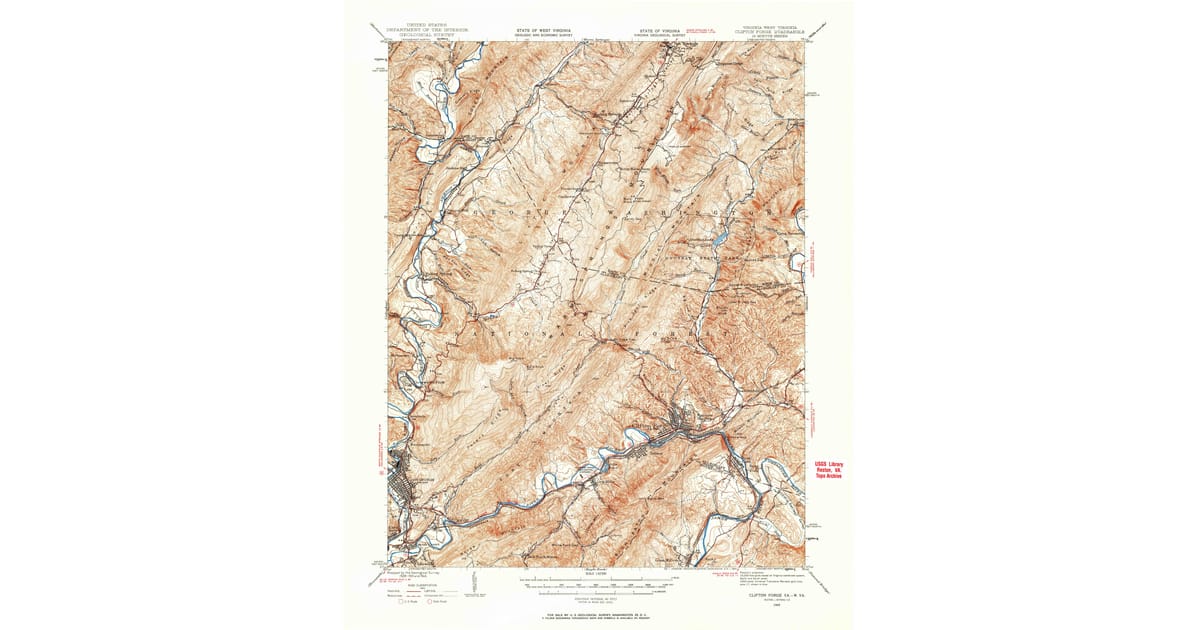 1940s Maps of Greenbrier County, WV | Pastmaps