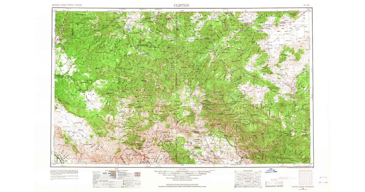 Old Maps of Maverick, AZ | Pastmaps