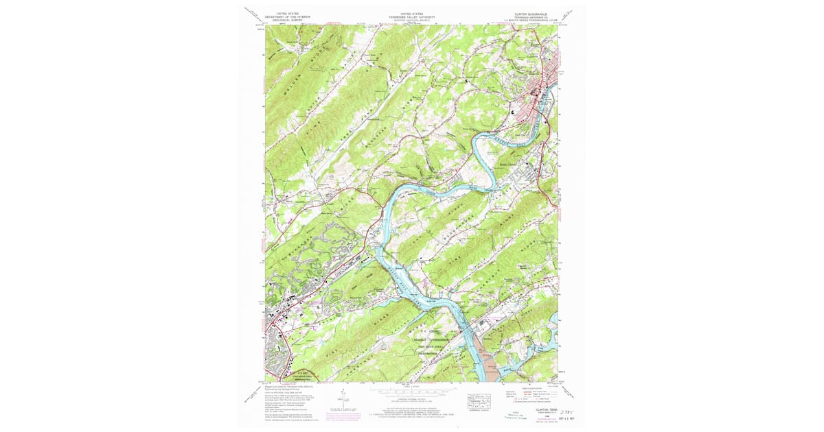 1960s Maps of Decatur County, TN | Pastmaps