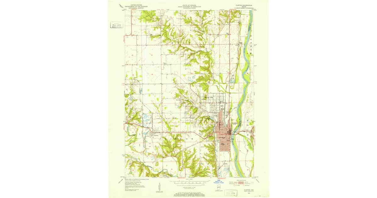1900s (20th Century) Maps of Clinton, IN | Pastmaps
