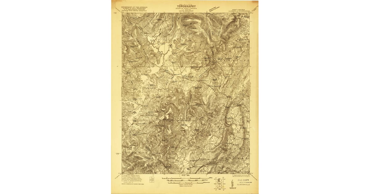 1920s Maps of Asbury, WV | Pastmaps