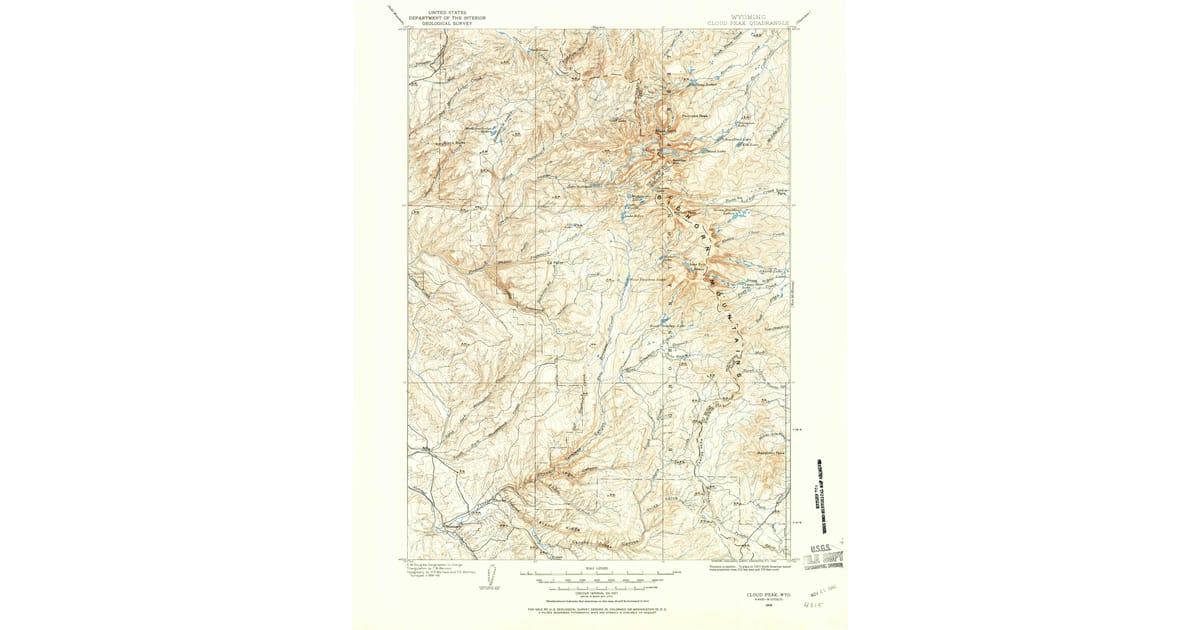 Old Maps of Washakie County, WY | Pastmaps
