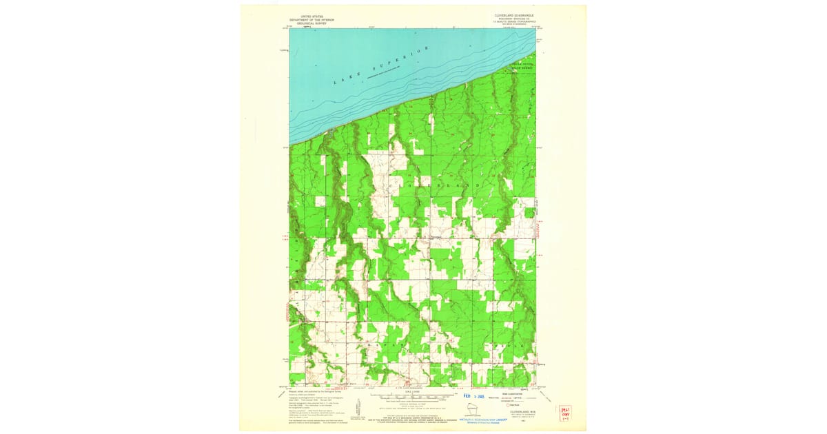 1960s Maps of Douglas County, WI | Pastmaps