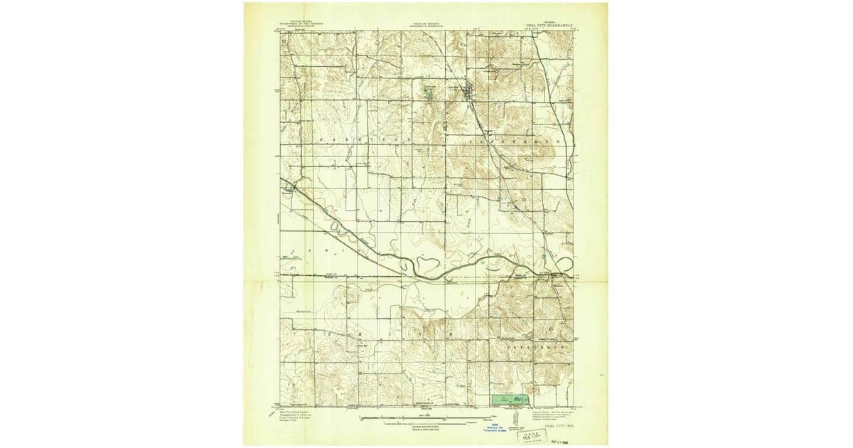 Old Maps of Coal City, IN | Pastmaps