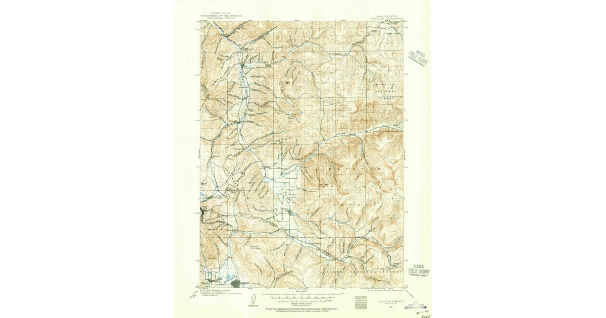 1900s (20th Century) Maps of Wasatch County, UT | Pastmaps