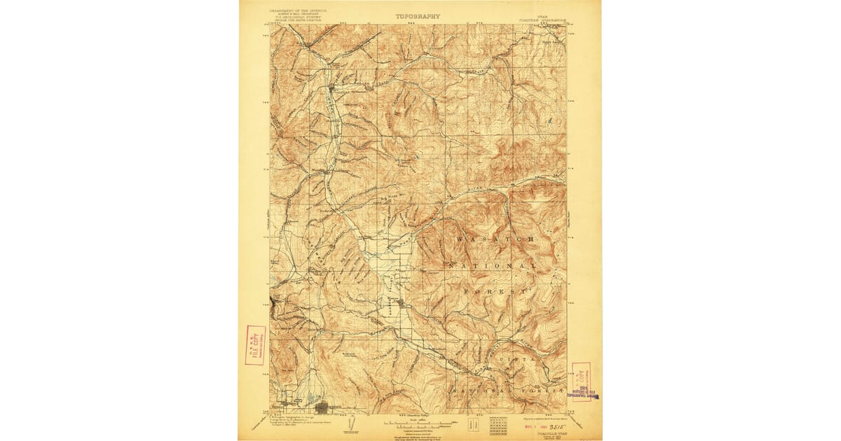 1903 Map of Coalville, UT — High-Res | Pastmaps
