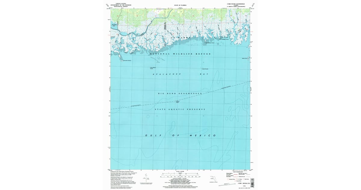 1990s Maps of Jefferson County, FL | Pastmaps
