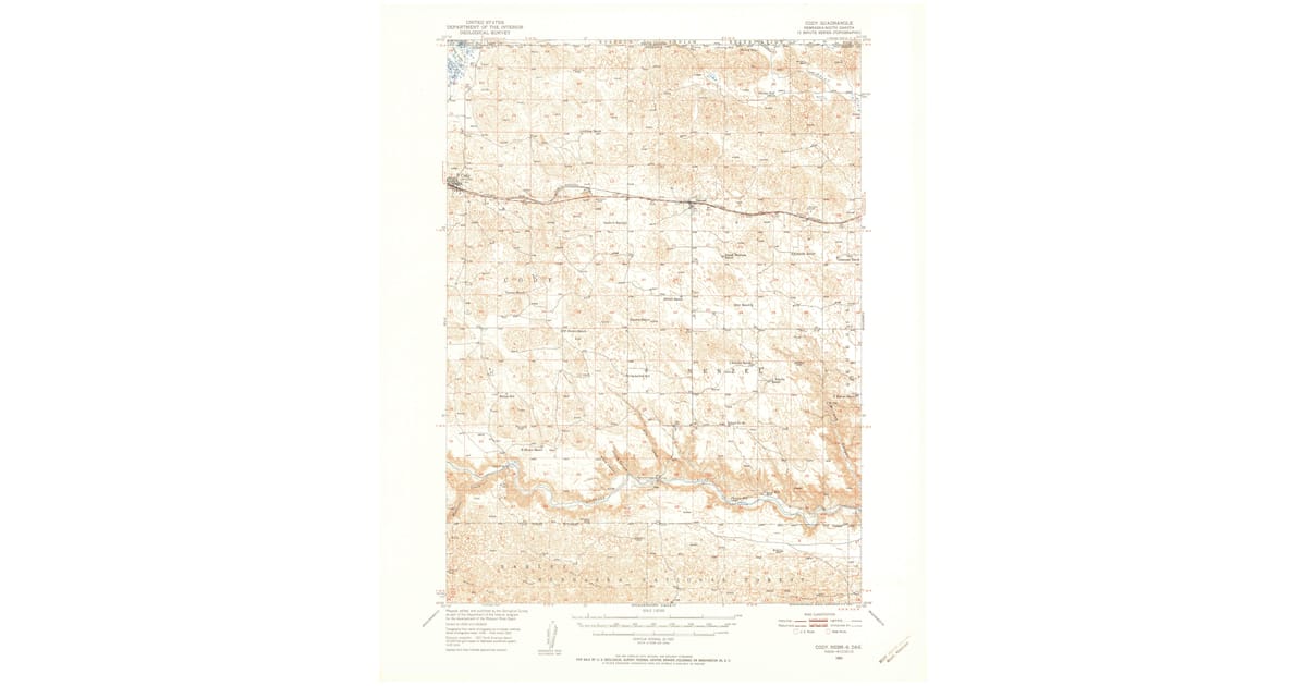 Old Historical Maps of Bennett County, SD | Pastmaps