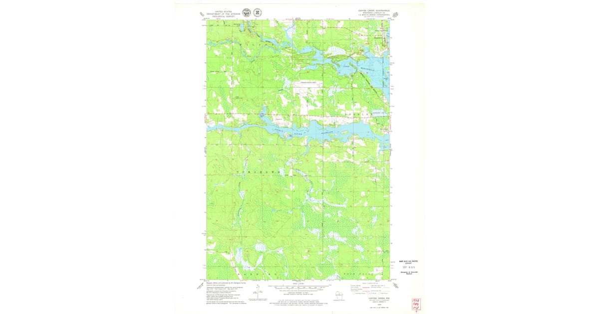 1970s Maps of Tomahawk, WI | Pastmaps
