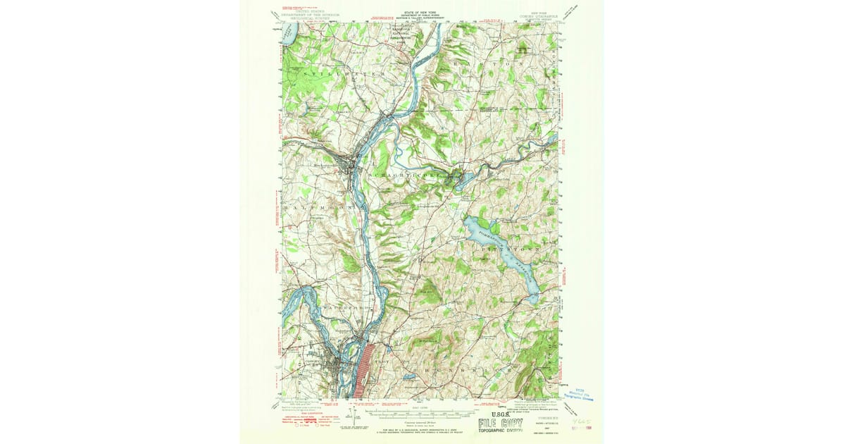 1940s Maps of Cohoes, NY | Pastmaps