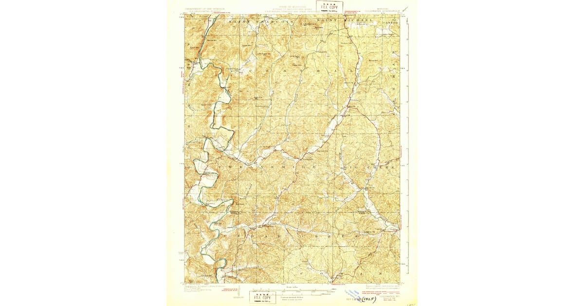 Old Maps of French Mills, MO | Pastmaps