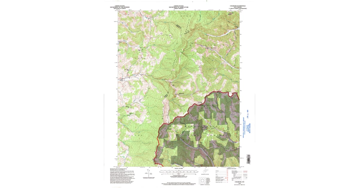1990s Maps of Barbour County, WV | Pastmaps