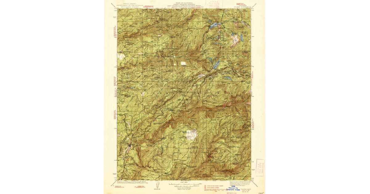 1938 Map of Colfax, CA — High-Res | Pastmaps