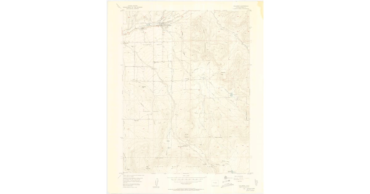 Old Maps of Collbran, CO | Pastmaps
