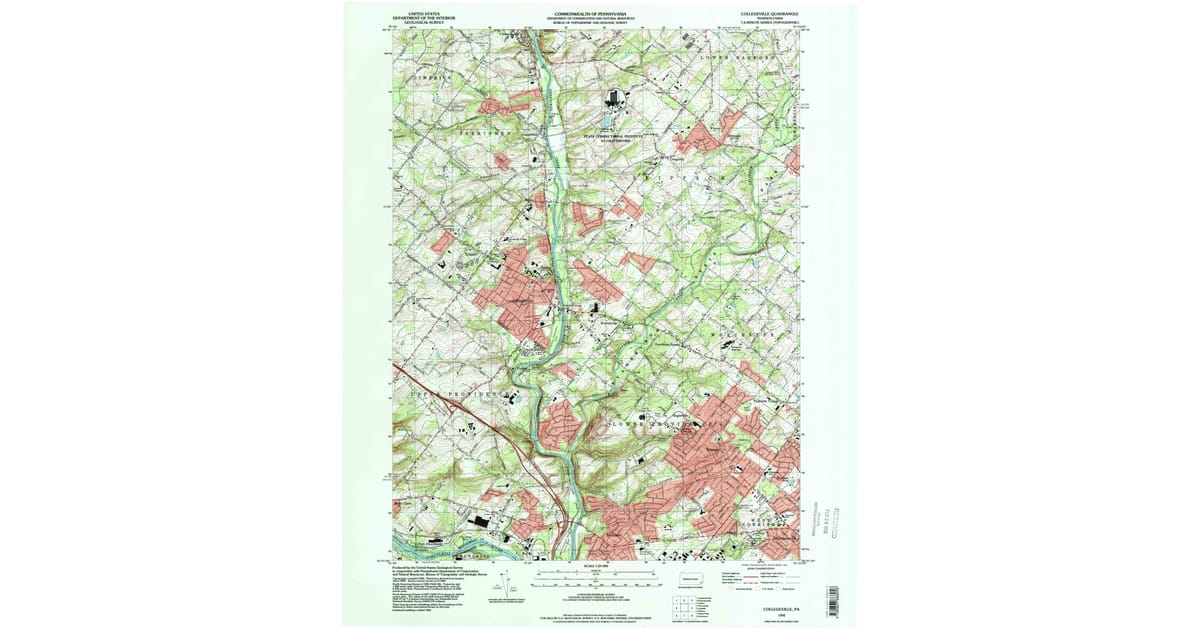 1990s Maps of Trappe, PA | Pastmaps